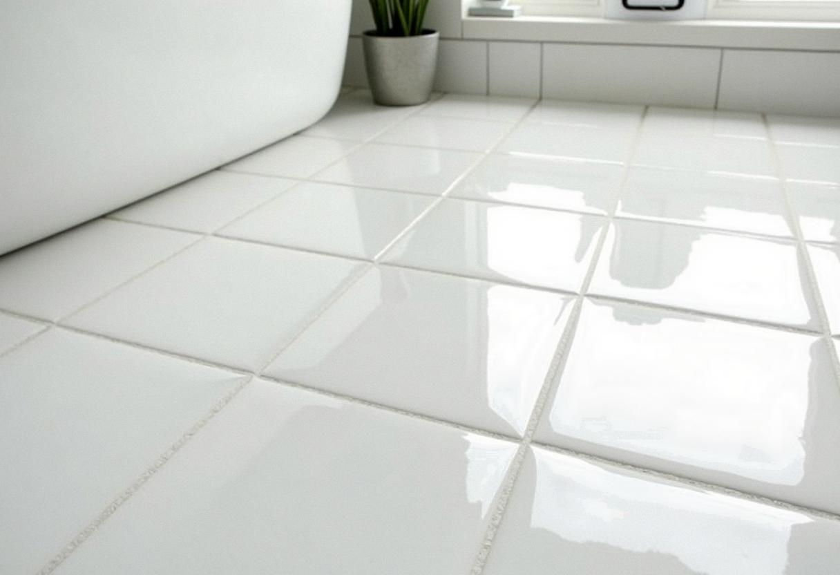 Sleek White Bathroom Floor Tiles [2025]
