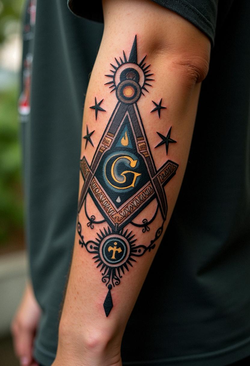 Masonic Tattoos Bold & Timeless Designs [2025]