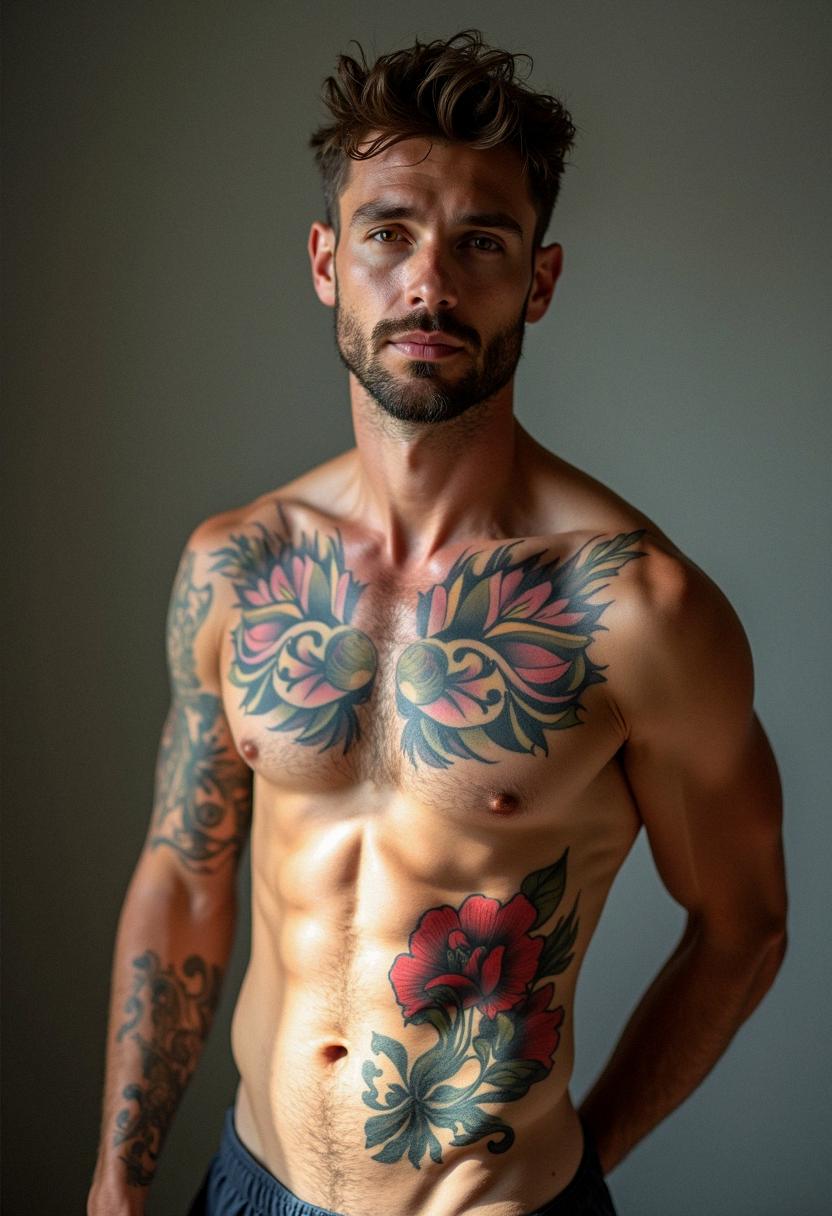 Mens Tattoos Stomach Ideas [2025]